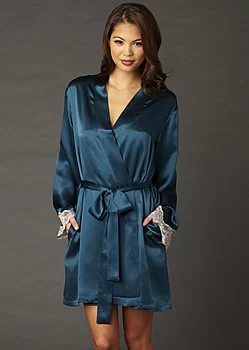 Luxury Silk Robes, Long and Short for Women | Julianna Rae