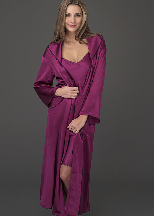 Evening Stroll Silk Robe - Full Length Luxurious Robe | Julianna Rae