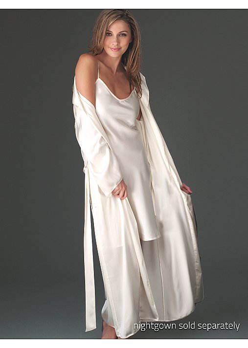 Evening Stroll Silk Robe - Full Length Luxurious Robe | Julianna Rae