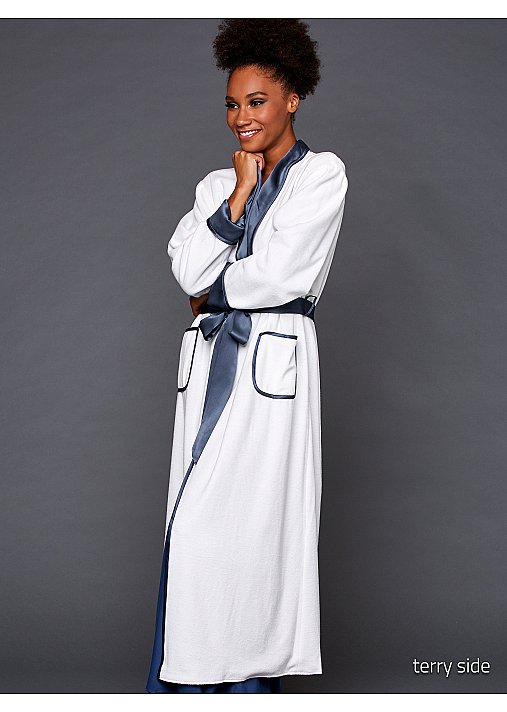 Il Cieli Spa Robe - Reversible Women's Spa Robe | Julianna Rae