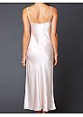 Perfect Indulgence Silk Gown - Long Nightgown with Lace | Julianna Rae